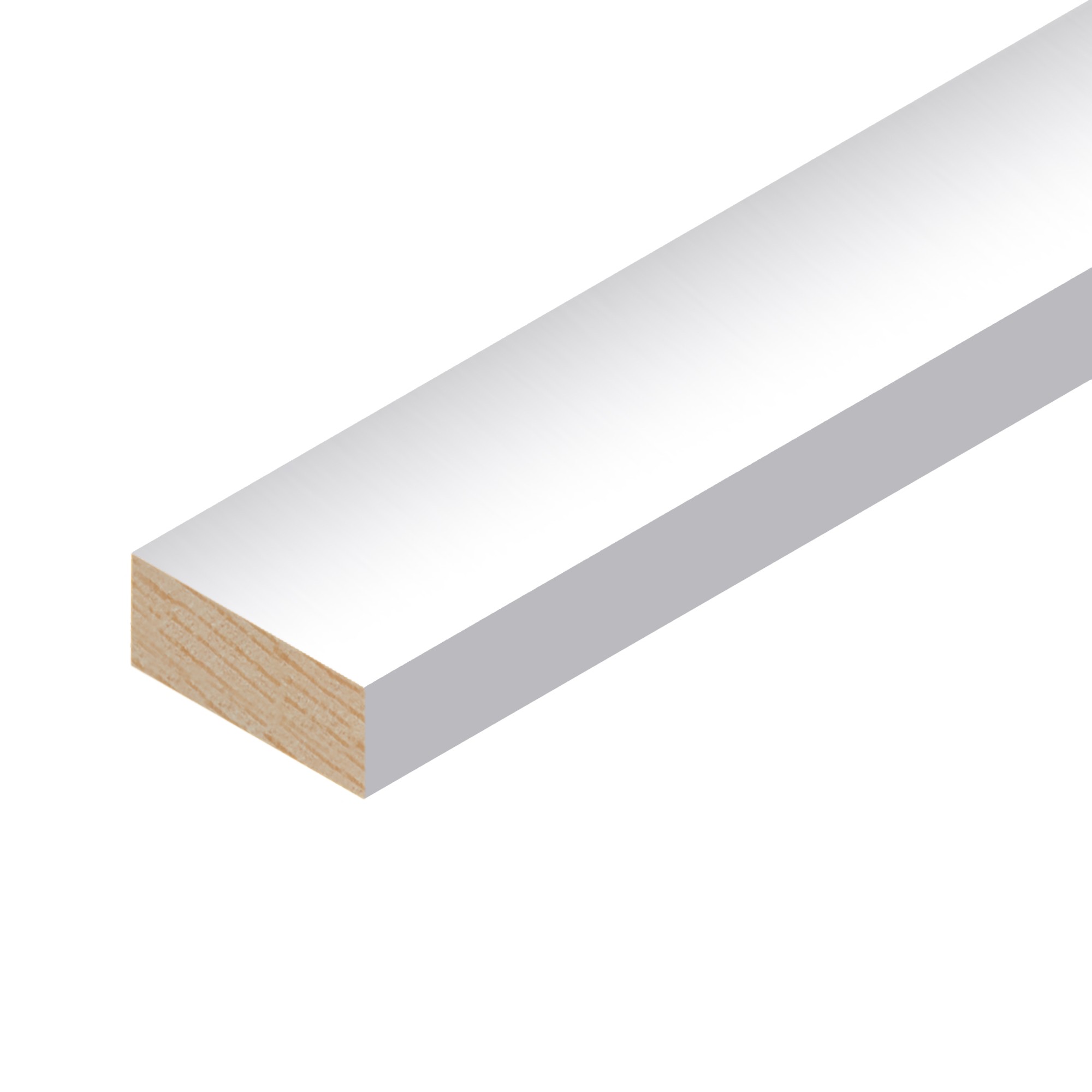 White Primed Stripwood 2400x36x15mm - Pack QTY 6
