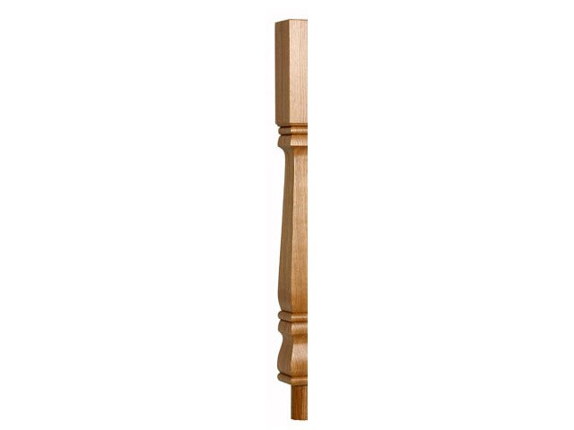 Provincial Half Newel Post - Pear Stairs
