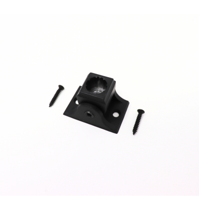 Matt Black Adjustable Angle Bracket - For Round Spindles