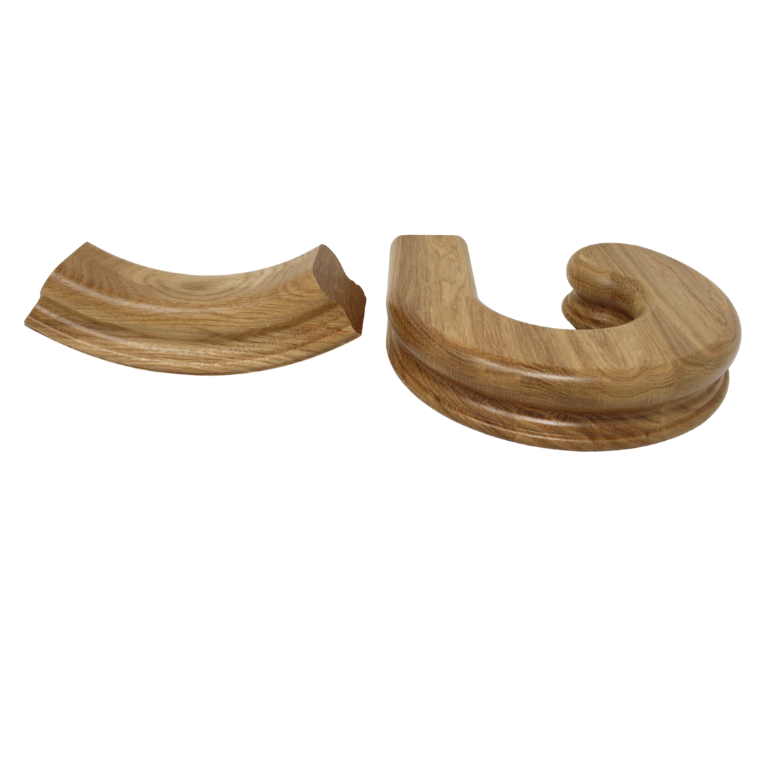 RIGHT HAND PEAR VOLUTE INCLUDING UP RAMP