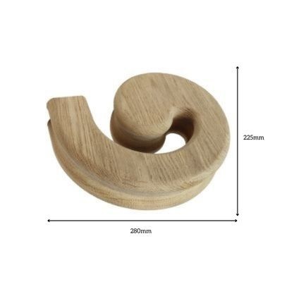 Right Hand Staircase Volute - Pear Stairs