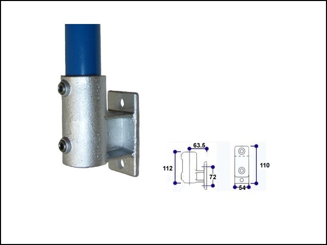 Interclamp 144-D48 - Side Support (Vertical Base)