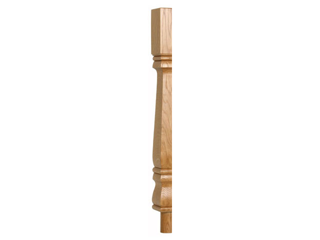 Provincial Half Newel Post Pear Stairs